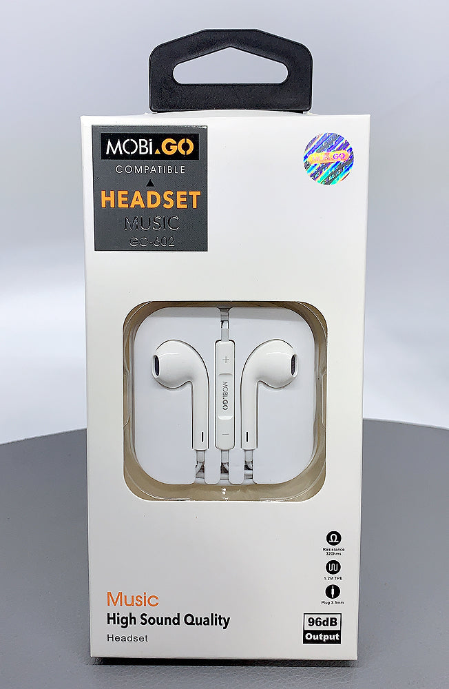 MOBI GO 3.5mm AUX EARPHONES - Speedy Phone Repairs